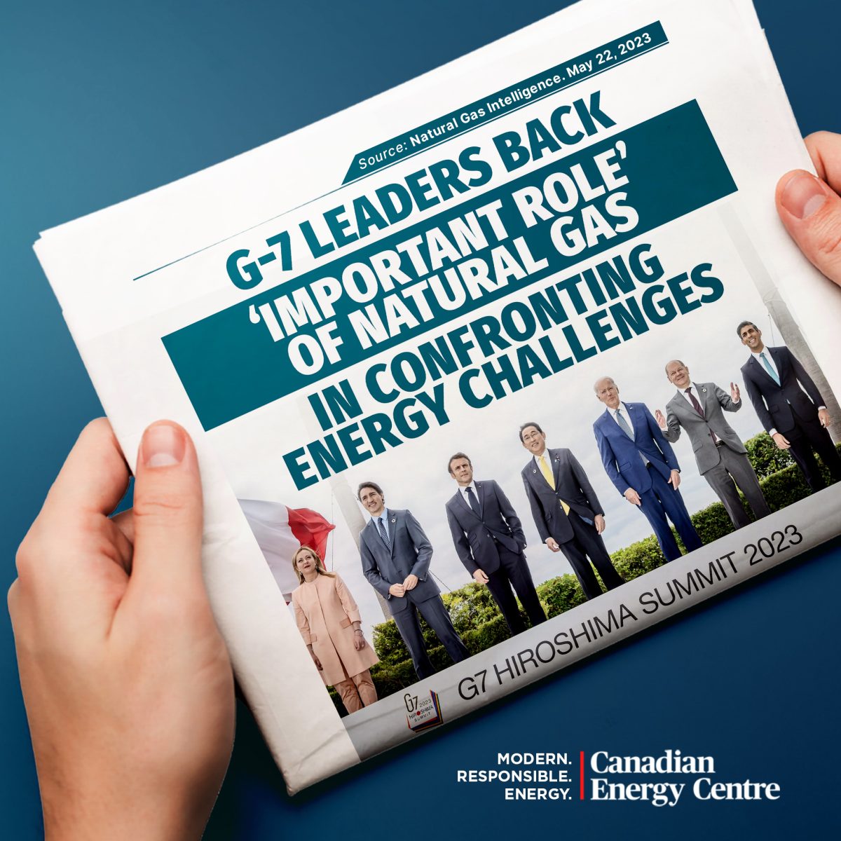 GRAPHIC: G-7 leaders back 'important role' of natural gas in confronting energy challenges ...