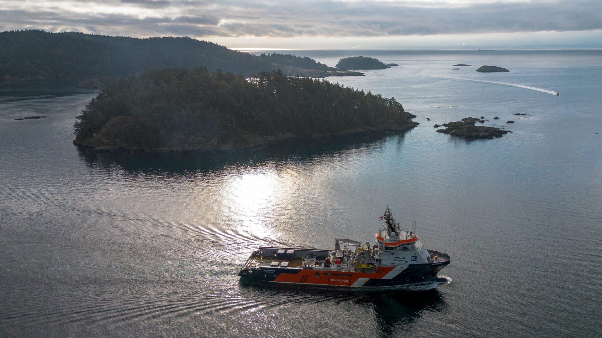 Supersized marine oil spill response vessel arrives in B.C. as part of ...