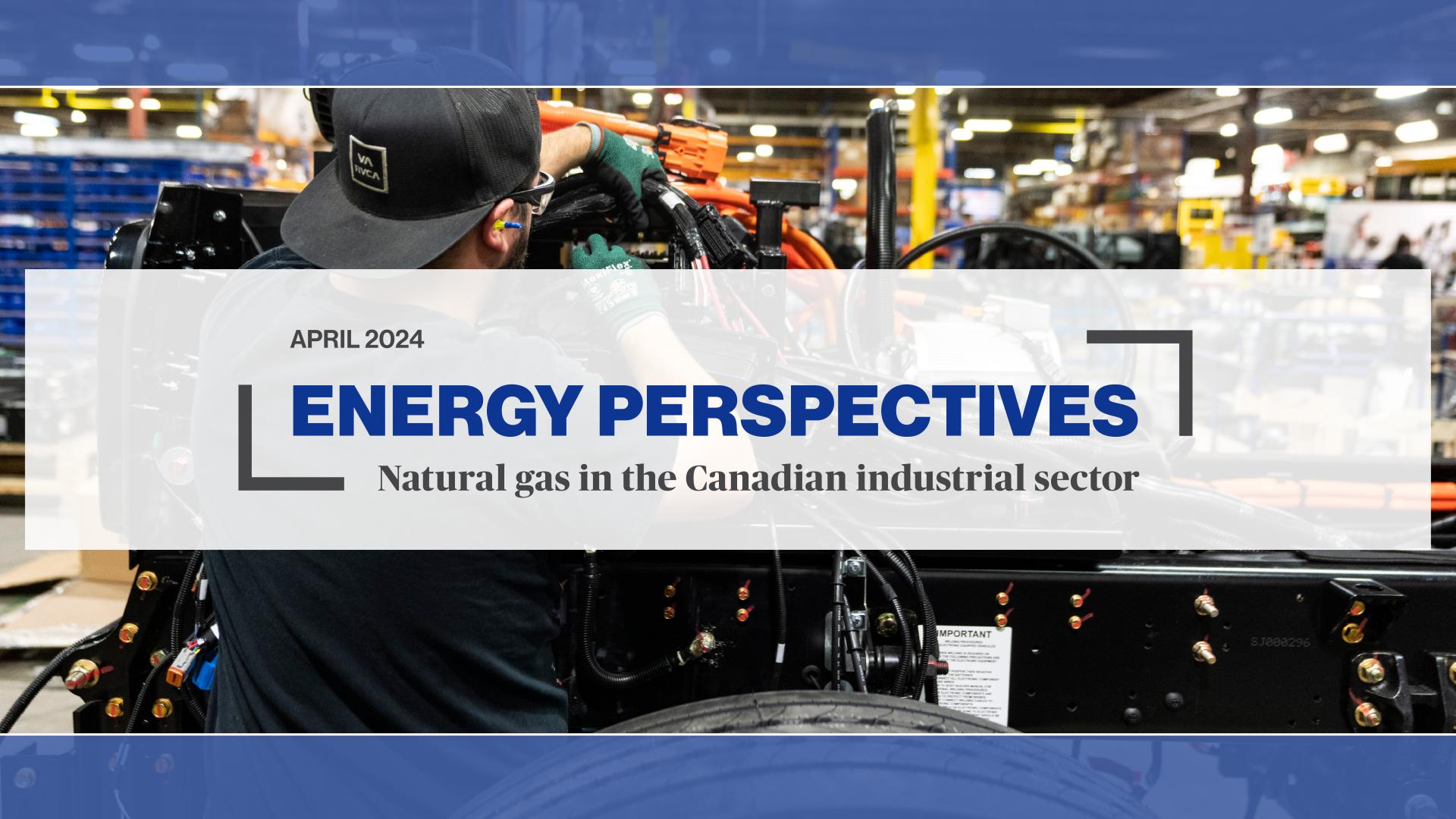 Energy Perspectives: Natural gas in the Canadian industrial sector
