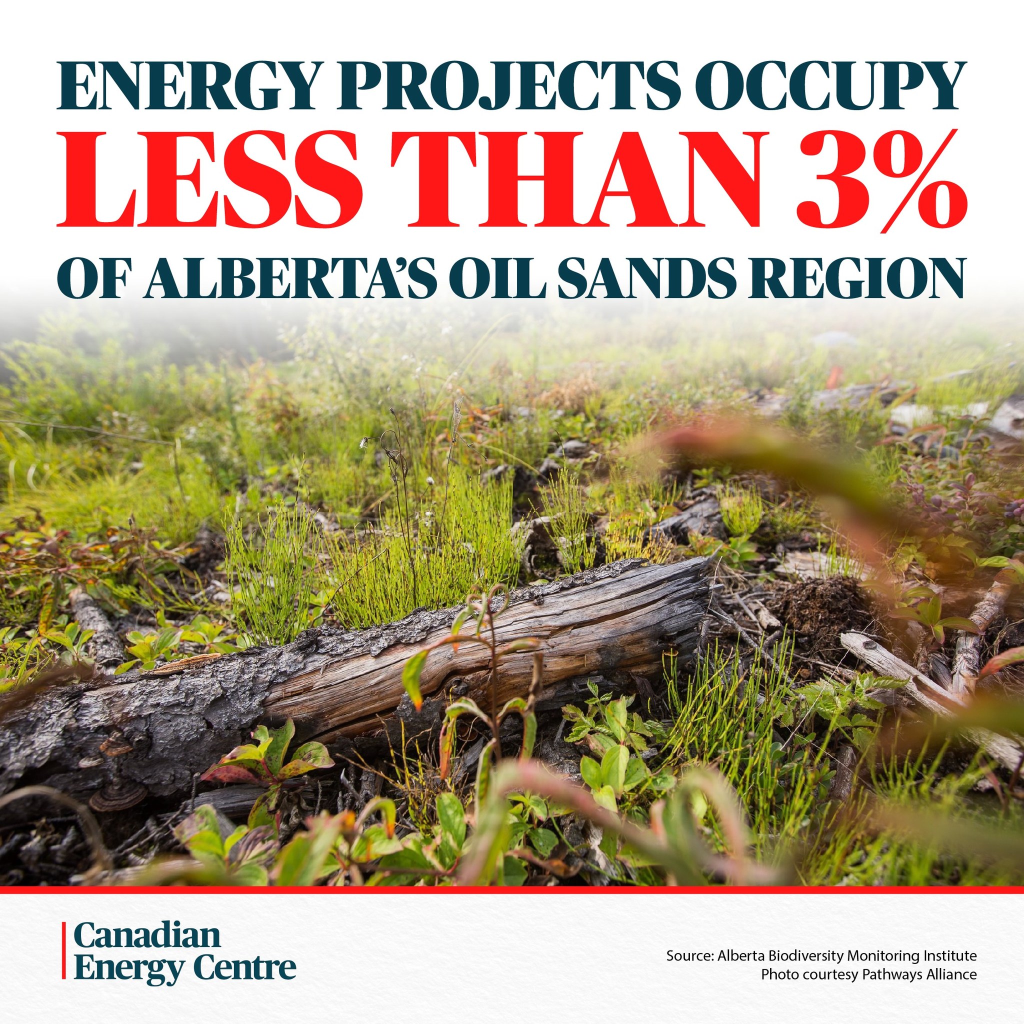 GRAPHIC: Energy projects occupy less than 3% of Alberta's oil sands region - Canadian Energy Centre
