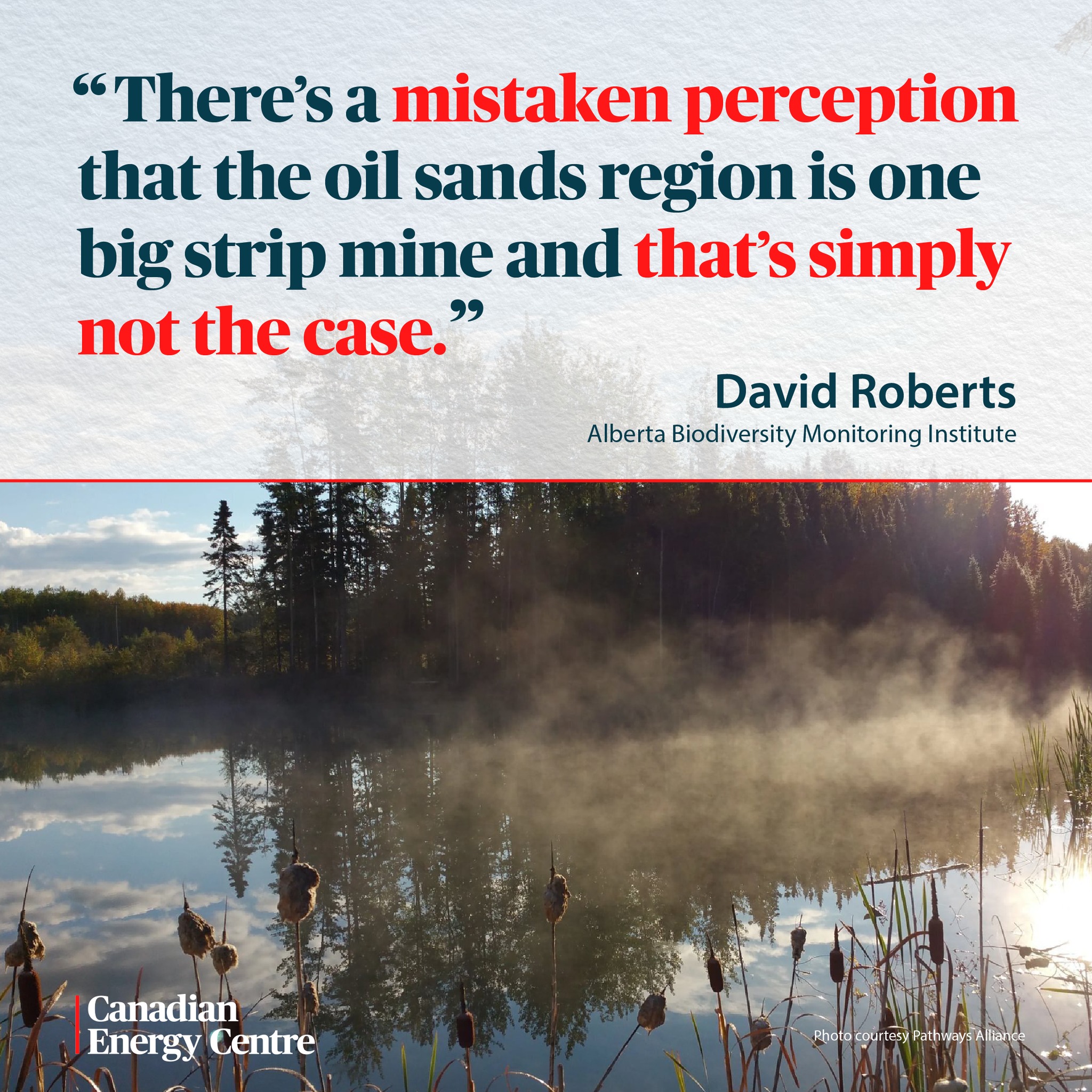 GRAPHIC: "There's a mistaken perception that the oil sands regions is ...